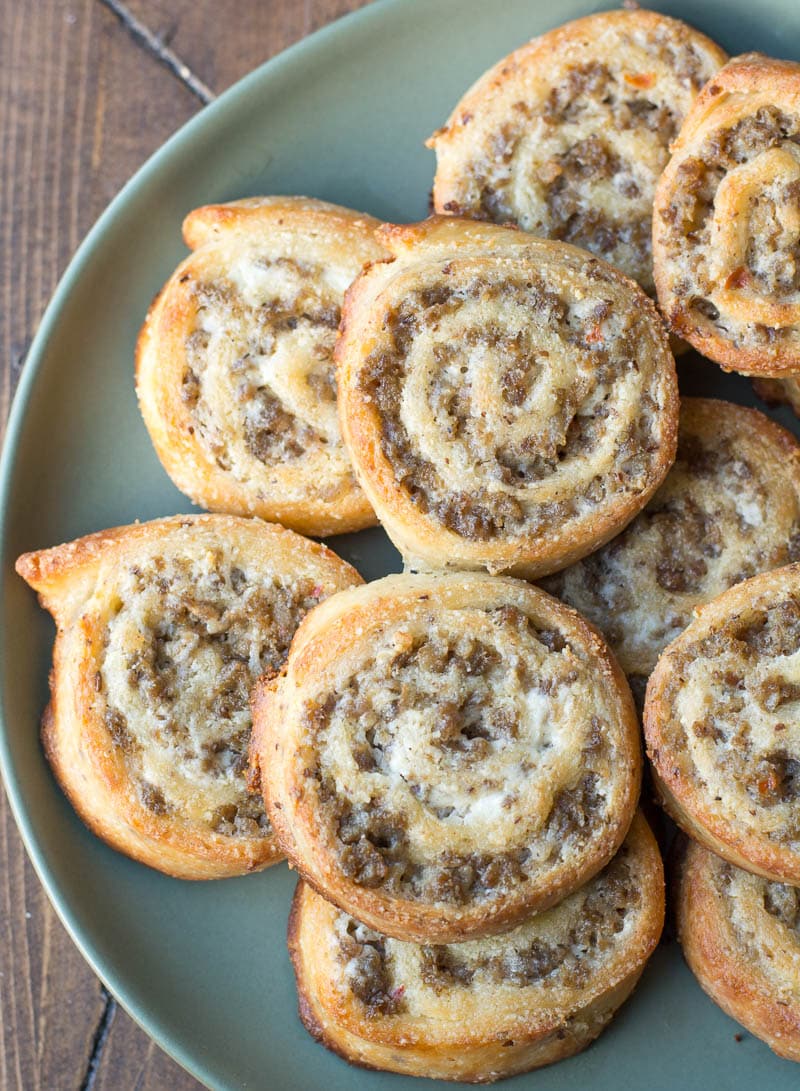 Keto Sausage Cream Cheese Pinwheels The Best Keto Recipes