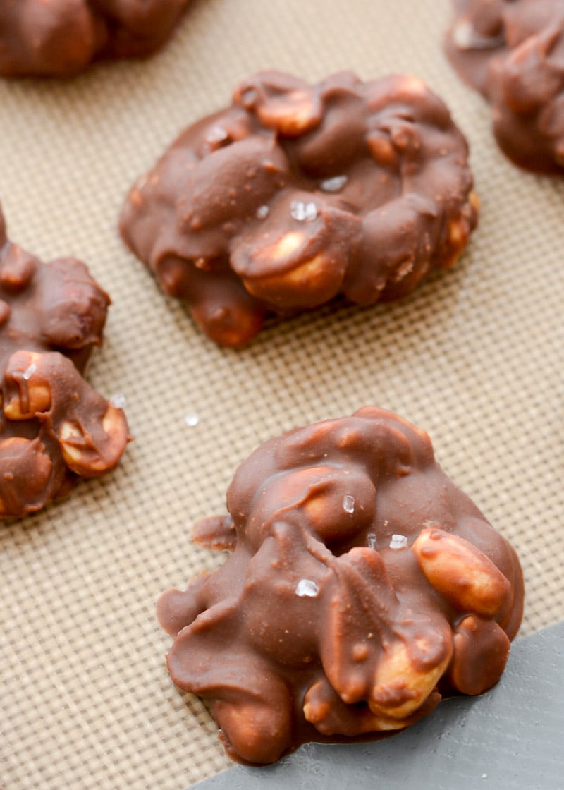 Keto Crockpot Candy Chocolate Peanut Clusters The Best Keto Recipes