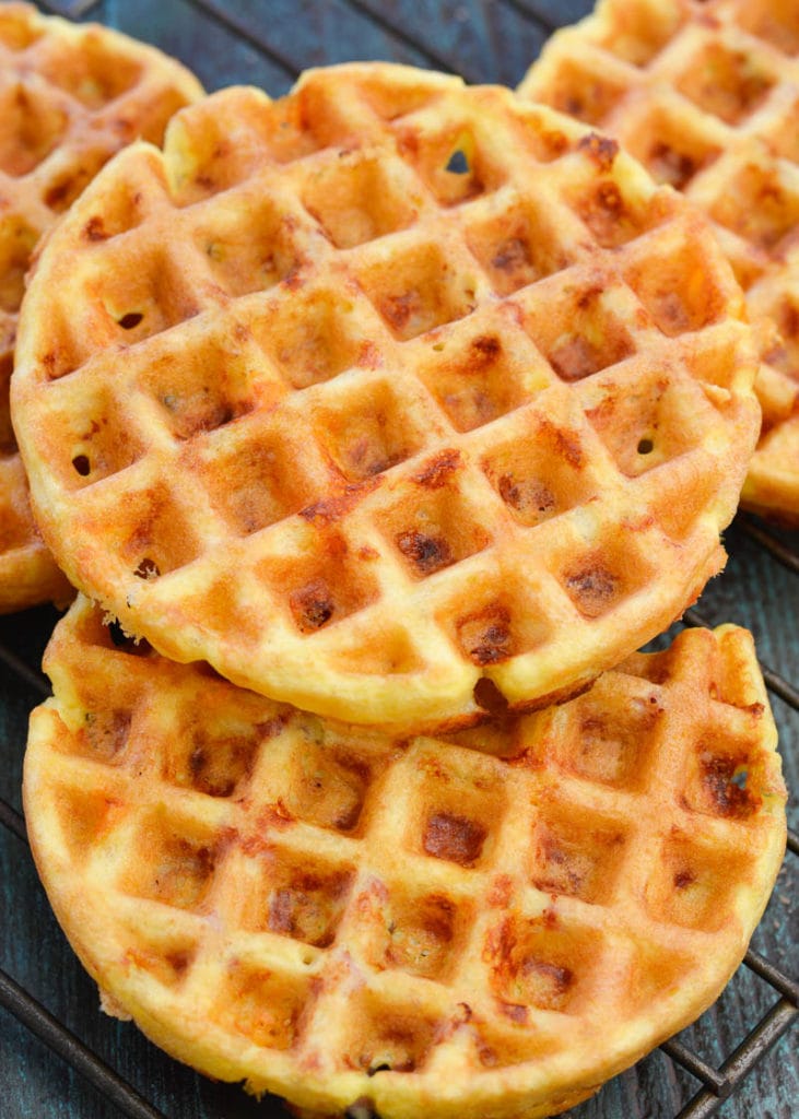 Ham and Cheese Chaffles - The Best Keto Recipes