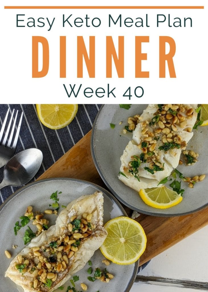 Easy Keto Meal Plan with Printable Grocery List (Week 40) - The Best ...