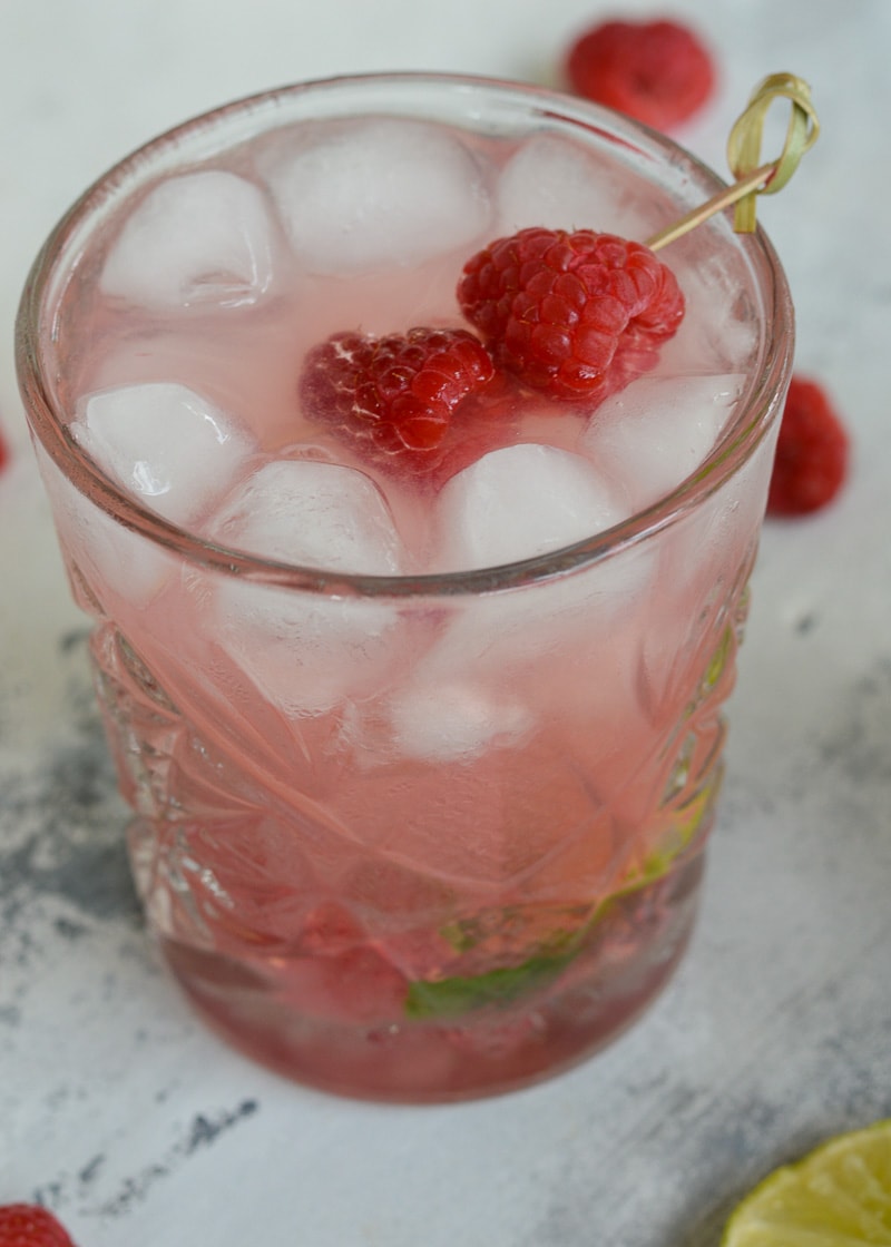 Keto Raspberry Tequila Smash - The Best Keto Recipes