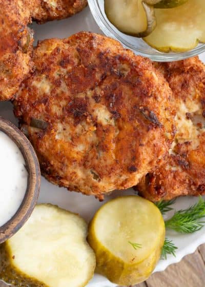 Dill Pickle Chicken Fritters - The Best Keto Recipes