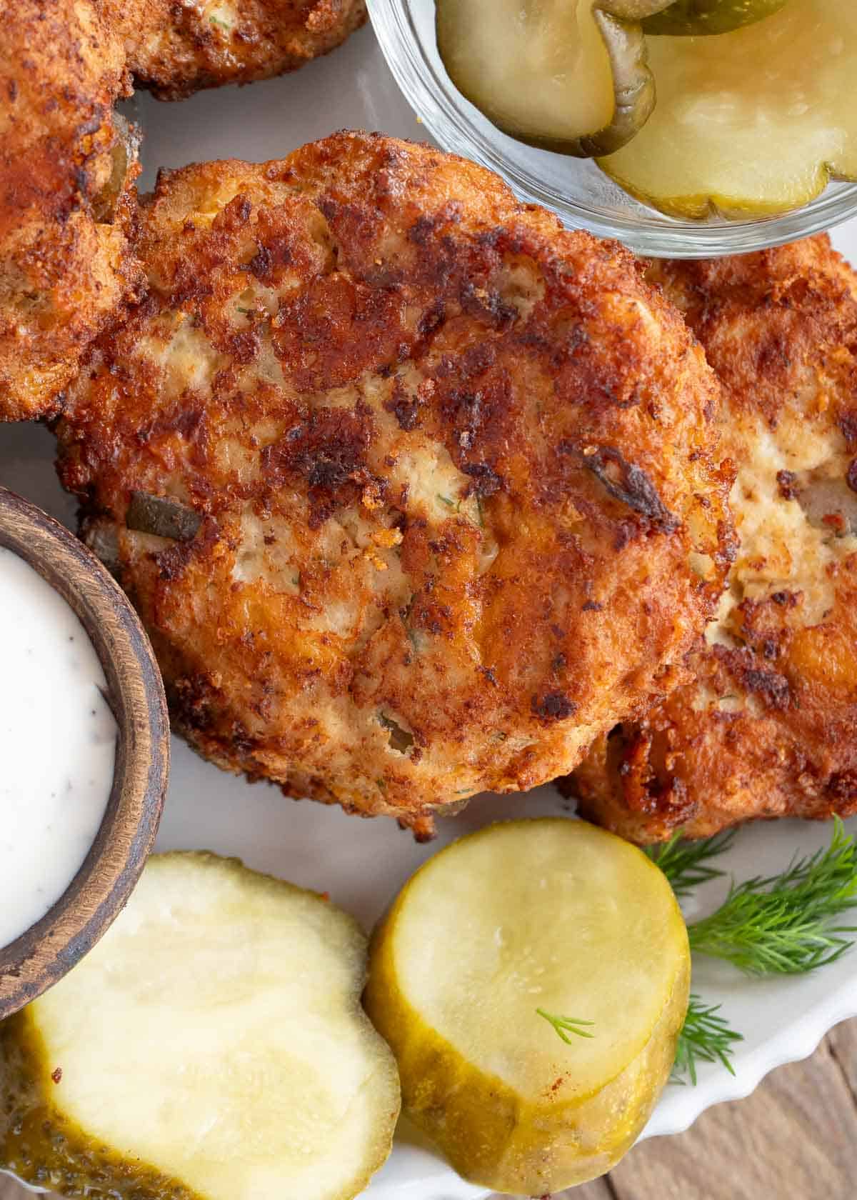 Dill Pickle Chicken Fritters - The Best Keto Recipes