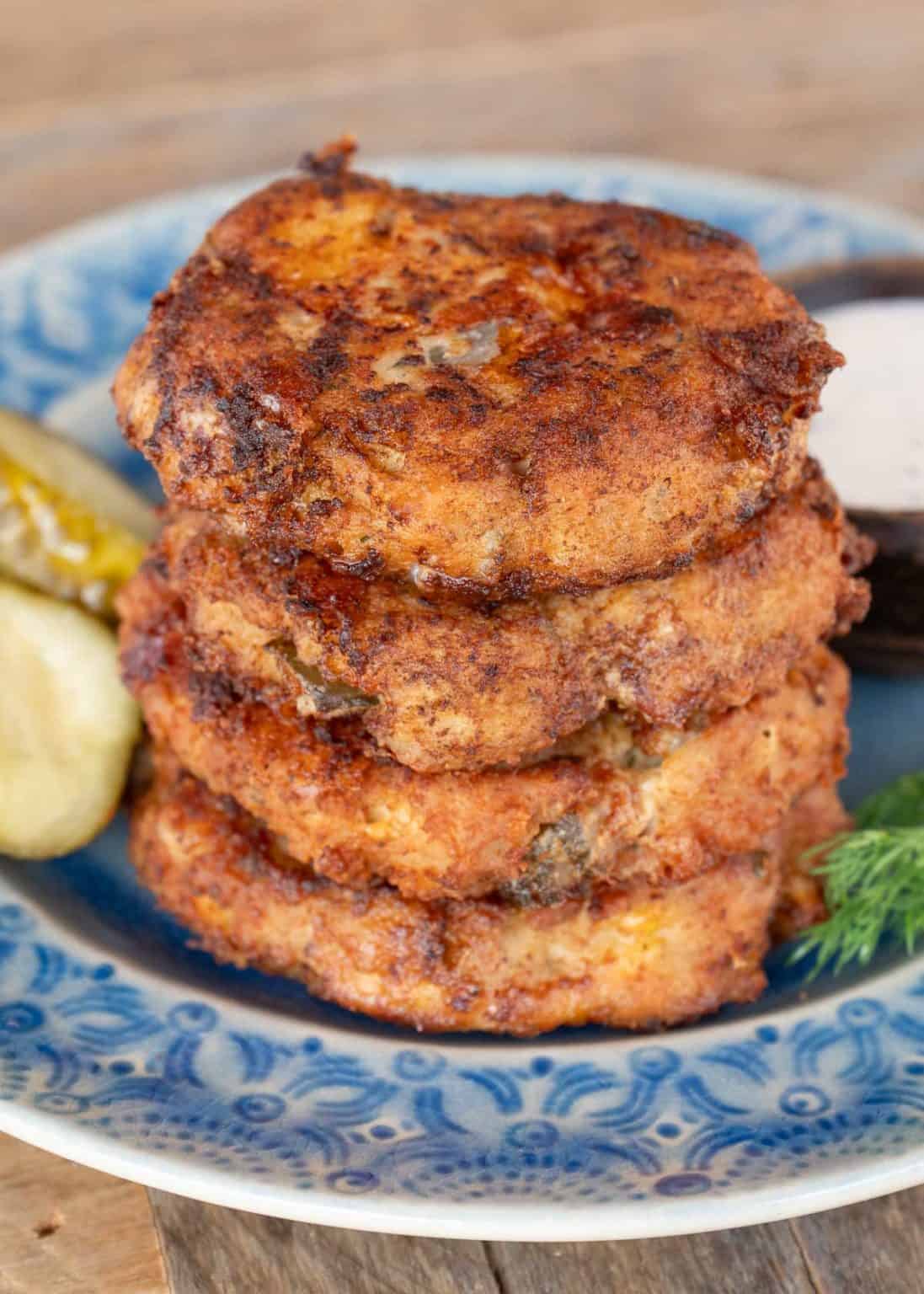 Dill Pickle Chicken Fritters - The Best Keto Recipes