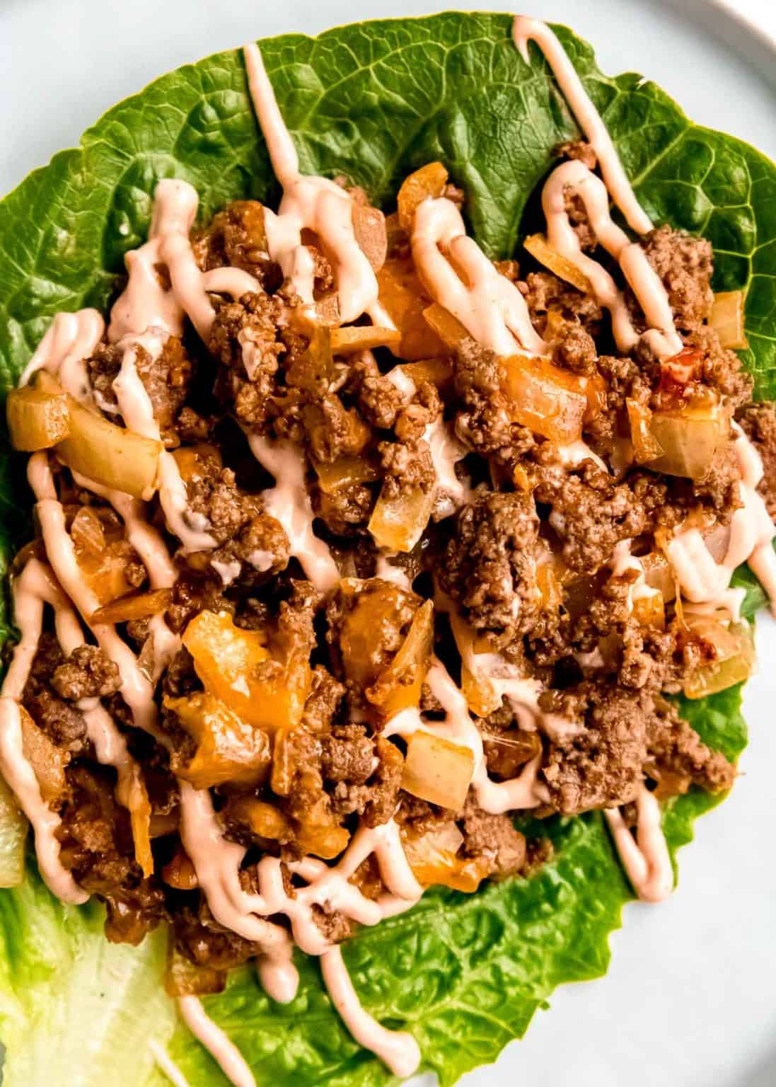 Cheeseburger Lettuce Wraps - The Best Keto Recipes