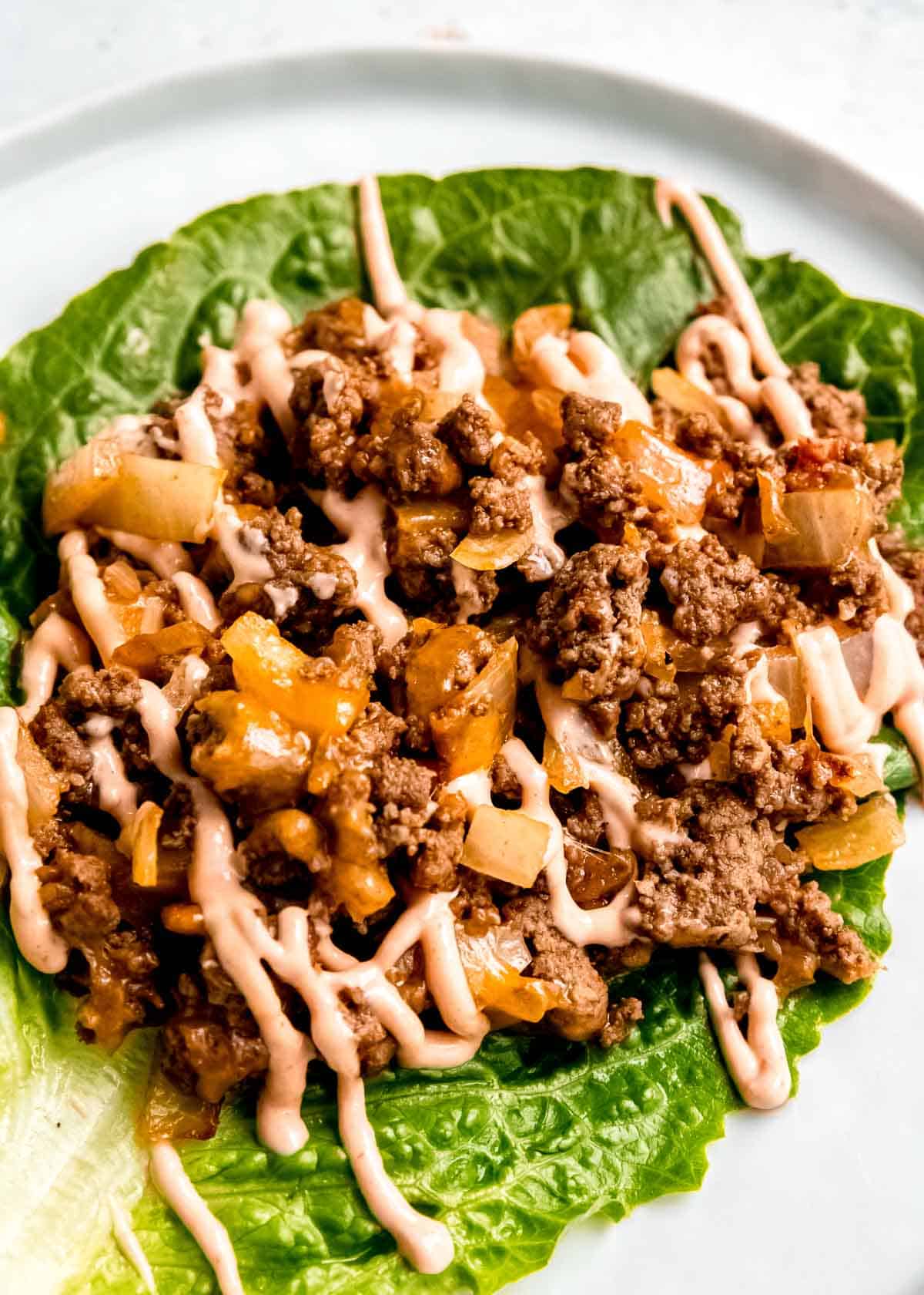 Cheeseburger Lettuce Wraps - The Best Keto Recipes