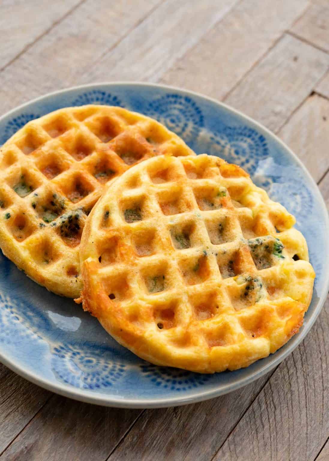 Broccoli Cheddar Chaffles - The Best Keto Recipes