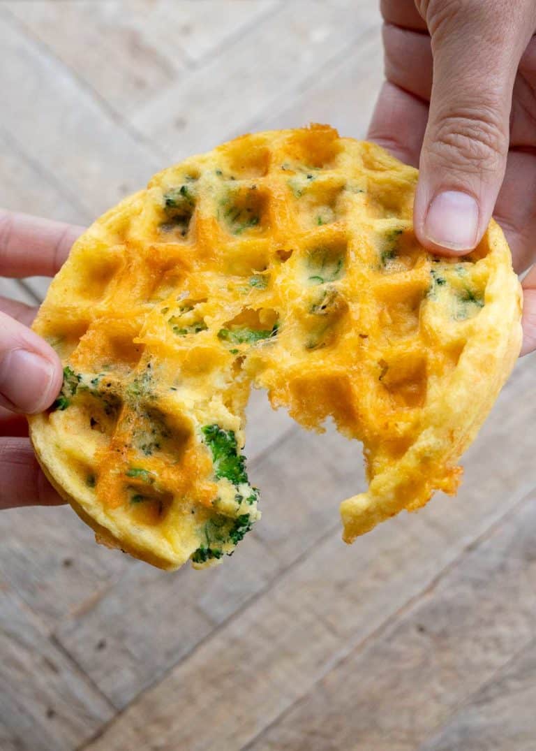 Broccoli Cheddar Chaffles - The Best Keto Recipes