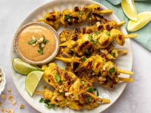 Chicken Satay with Peanut Sauce - The Best Keto Recipes
